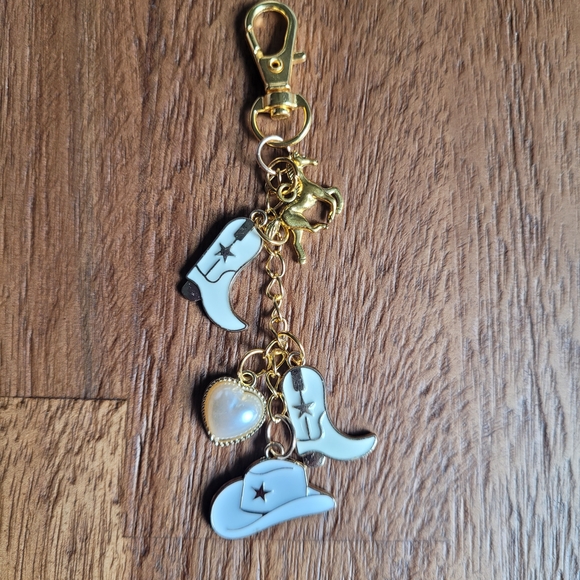 Hand Crafted | Accessories | New Western Theme Charm Keychain | Poshmark